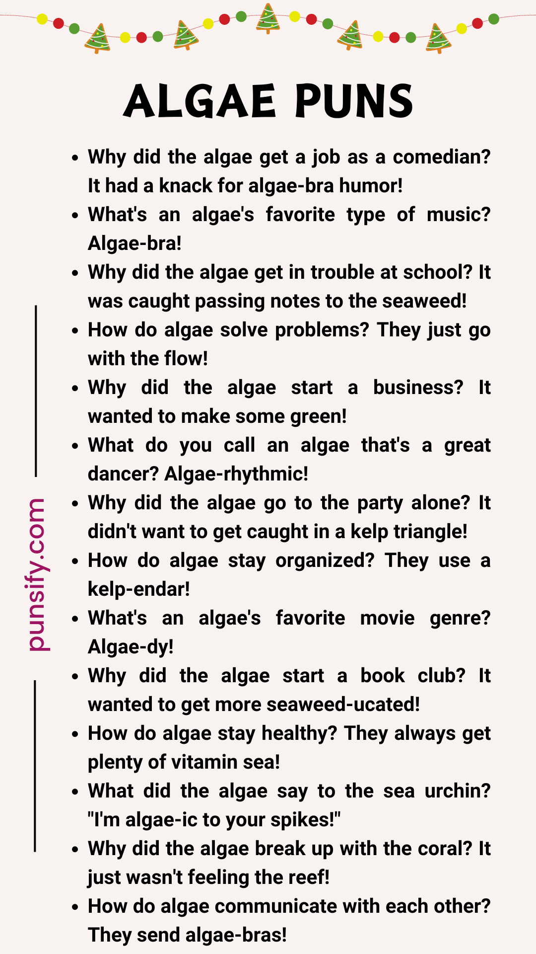 200+ Algae Puns That Are Pond-erfully Funny And Will Grow On You - Punsify