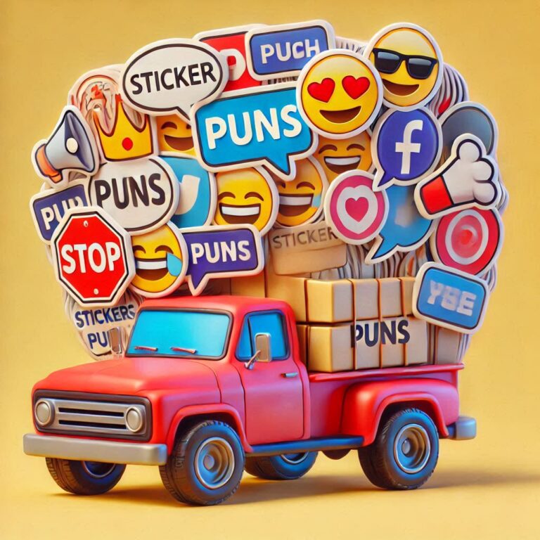 200+ Stickers Puns That Will Brighten Your Day and Spark Joyful ...