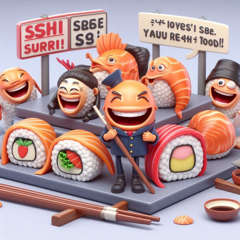 200+ Hilarious Sushi Jokes to Roll You Over with Laughter and Fun in ...