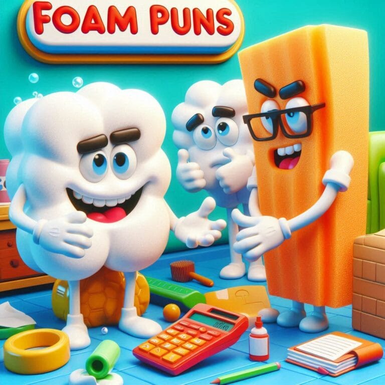 169+ Hilarious Foam Puns That Will Make You Laugh and Float with Joy