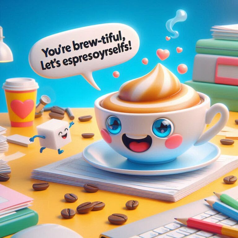 200+ Hilarious Coffee Puns For Work to Brew Up Some Laughter Today ...